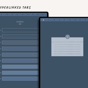 Magical Theme Digital Notebook, Hyperlinked Tabs, Digital Note ...