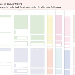 200 Android Note-taking Templates | Colorful Note Templates | Student ...
