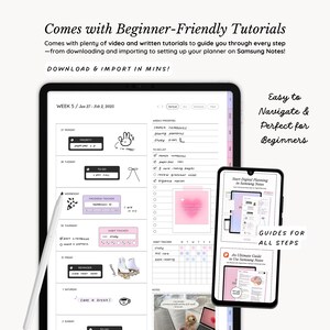 2025 Ultimate Samsung Notes Planner, Android Tablet Hyperlinked Dated ...