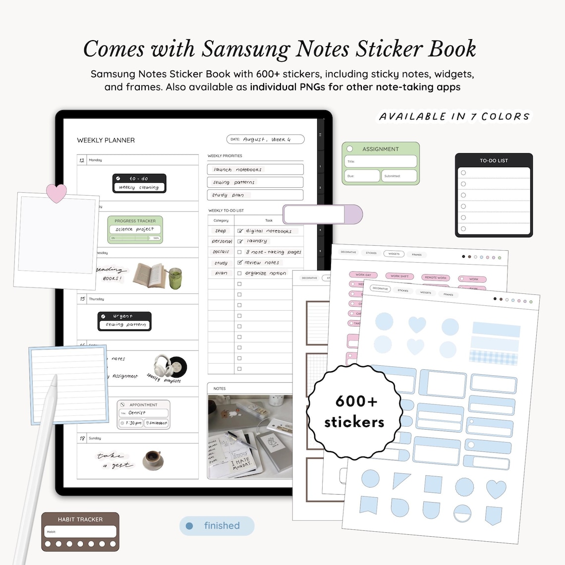 Samsung Notes Digital Notebook | Samsung Notes Digital Planner ...
