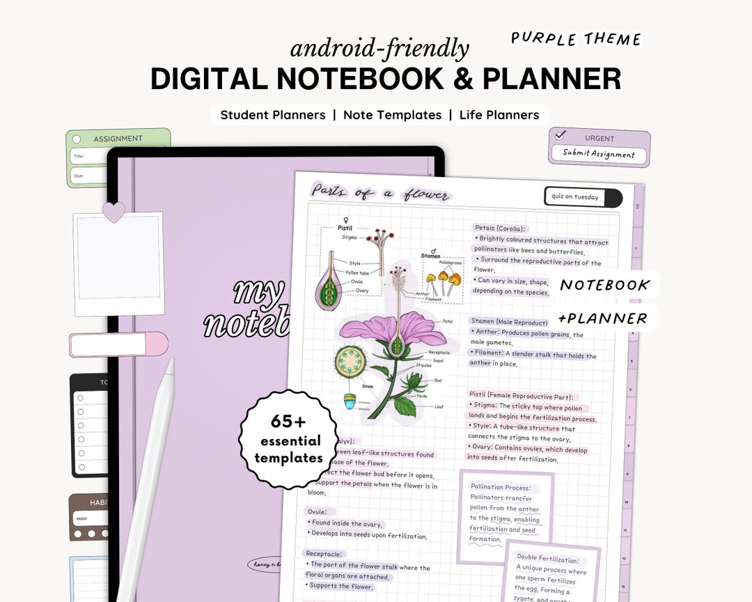 Samsung Notes Digital Notebook | Samsung Note Planner | Student Android ...