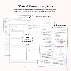 Samsung Notes Digital Notebook, Samsung Note Hyperlinked Planner ...