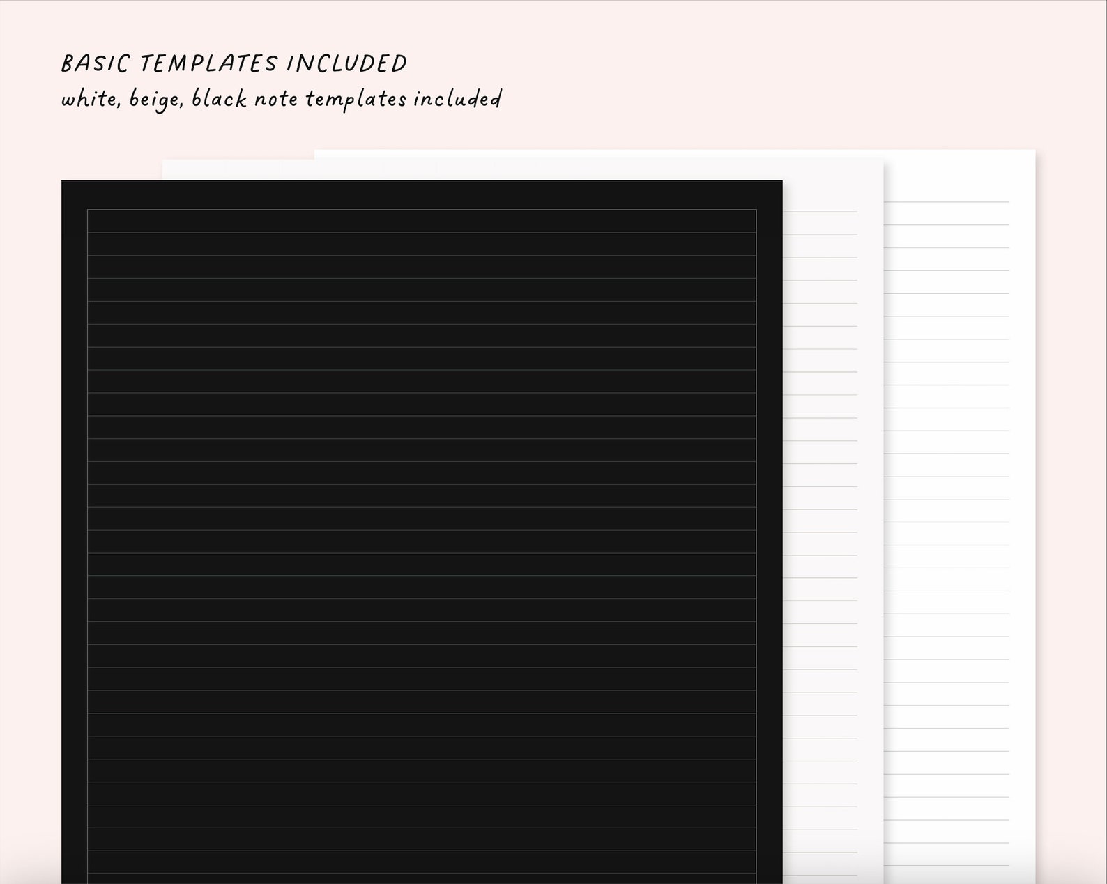 200 Android Note-taking Templates | Colorful Note Templates | Student ...