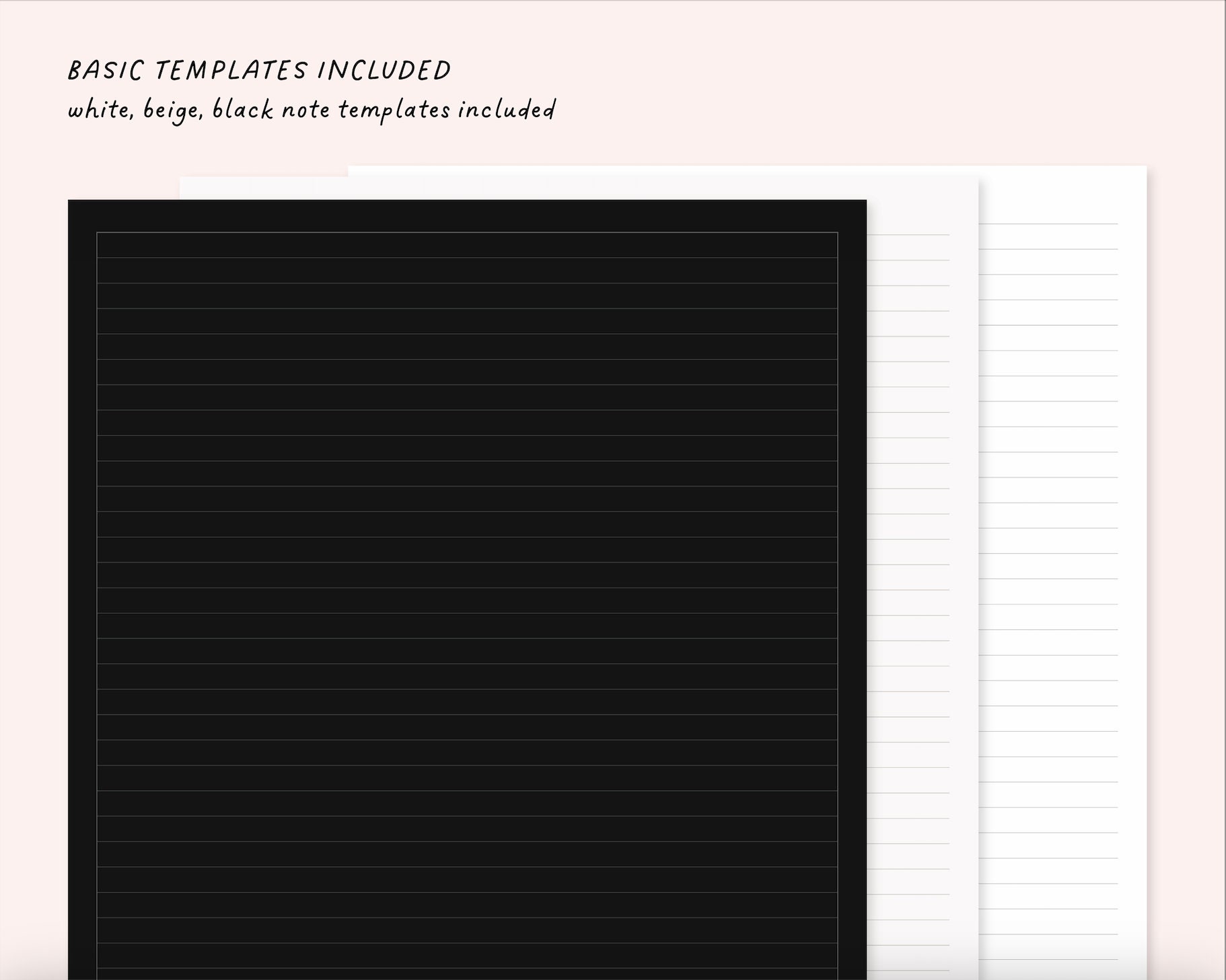 200 Android Note-taking Templates Colorful Note Templates - Etsy Australia
