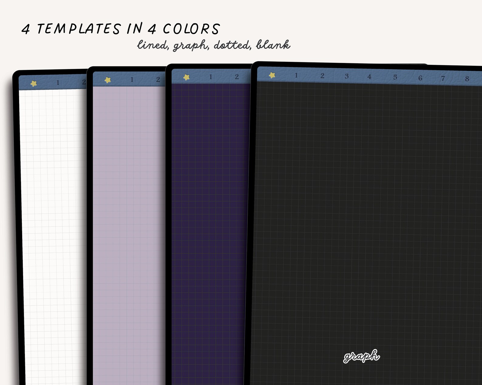 Magical Theme Digital Notebook, Hyperlinked Tabs, Digital Note ...