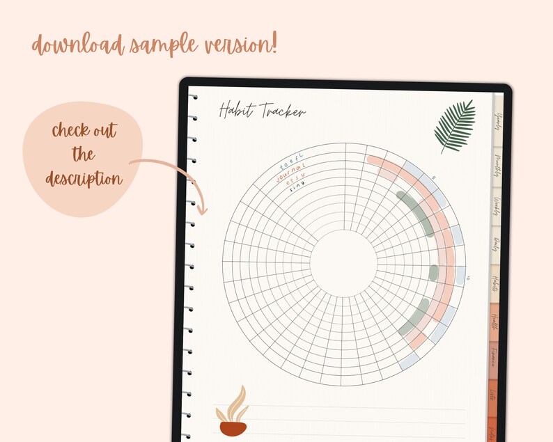 Samsung Notes Boho Undated Digital Planner Digital Journal - Etsy