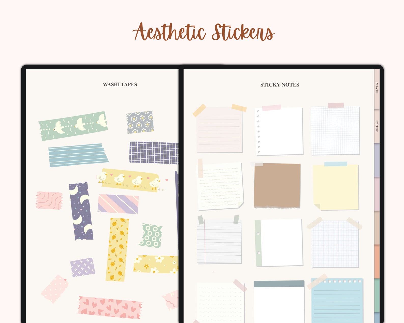 Digital Sticker Book | Pre-cropped Samsung Notes Stickers | Digital ...