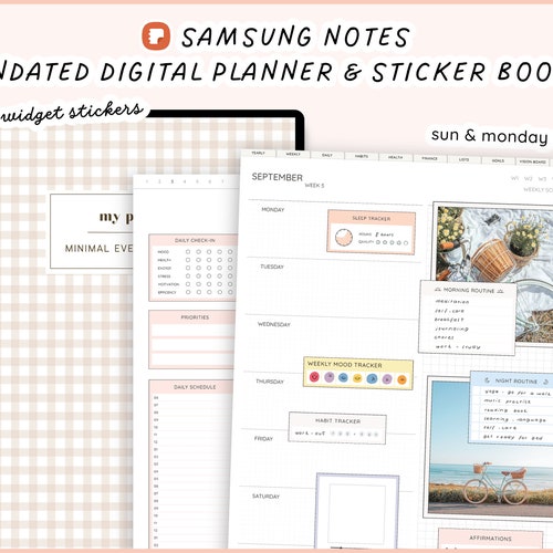 Samsung Notes Sticker Book Pre-cropped Widget Stickers - Etsy