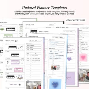Samsung Notes Digital Notebook, Samsung Note Hyperlinked Planner ...