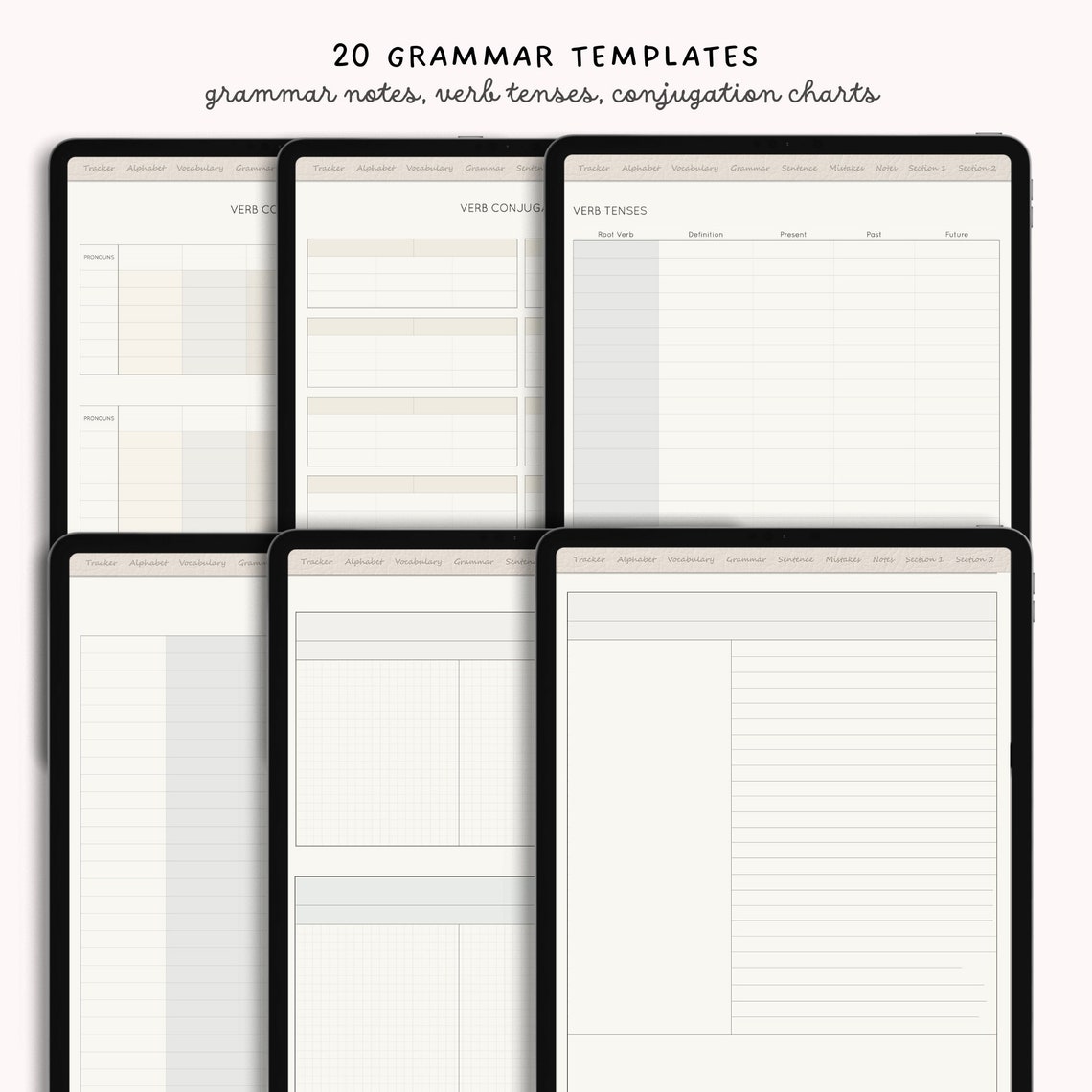 Language Learning Digital Planner Hyperlinked Language Study - Etsy