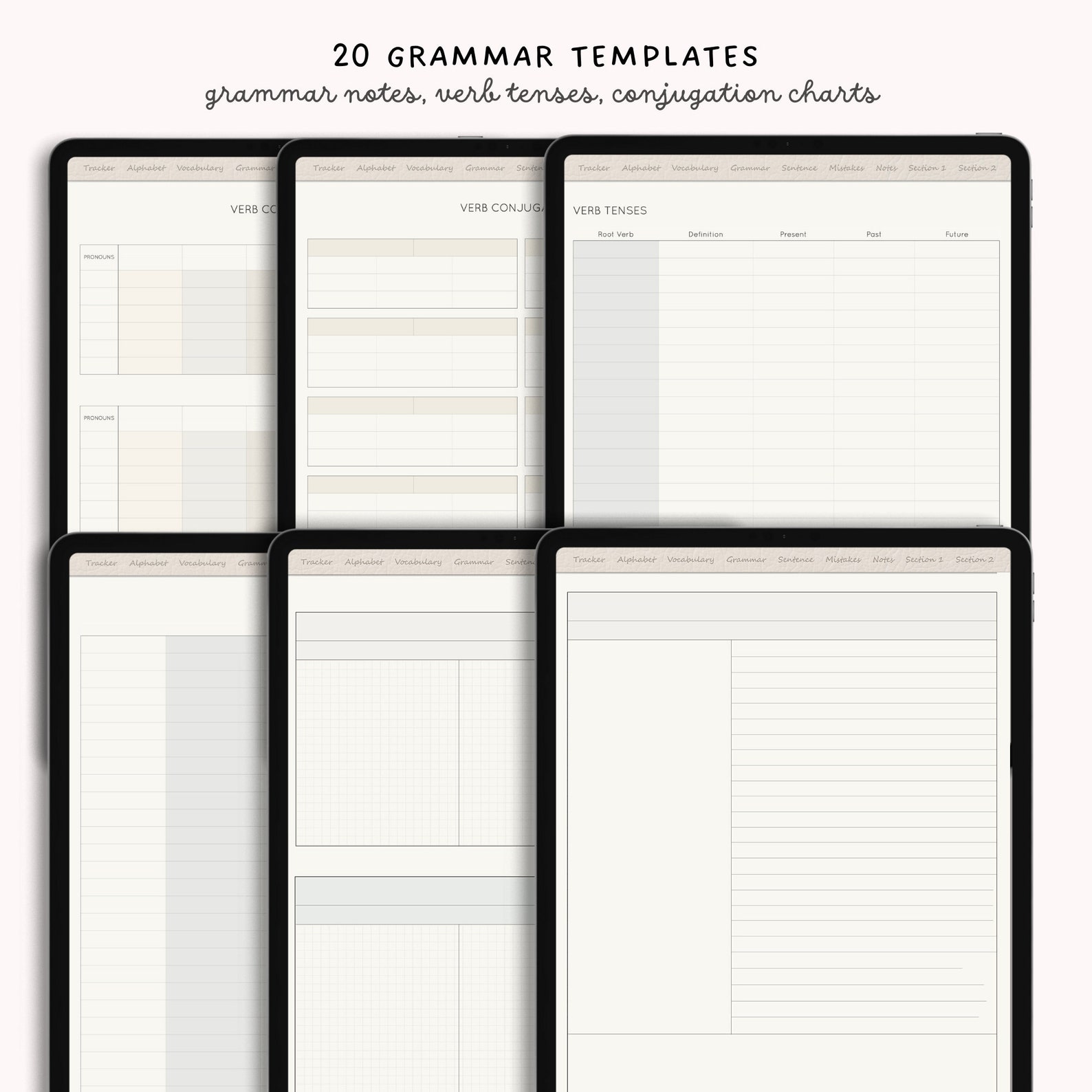 Language Learning Digital Planner Hyperlinked Language Study - Etsy