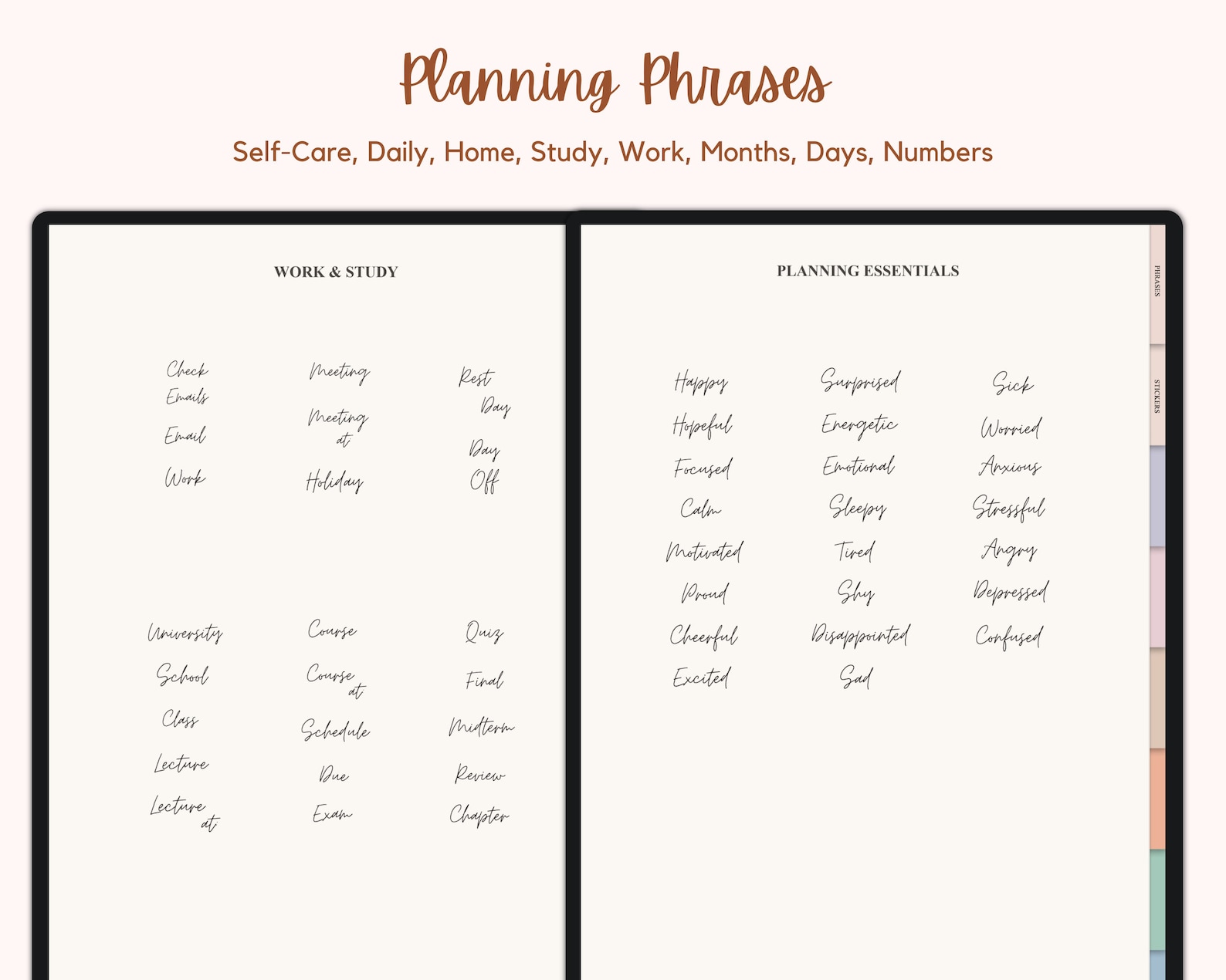 Digital Sticker Book | Pre-cropped Samsung Notes Stickers | Digital ...