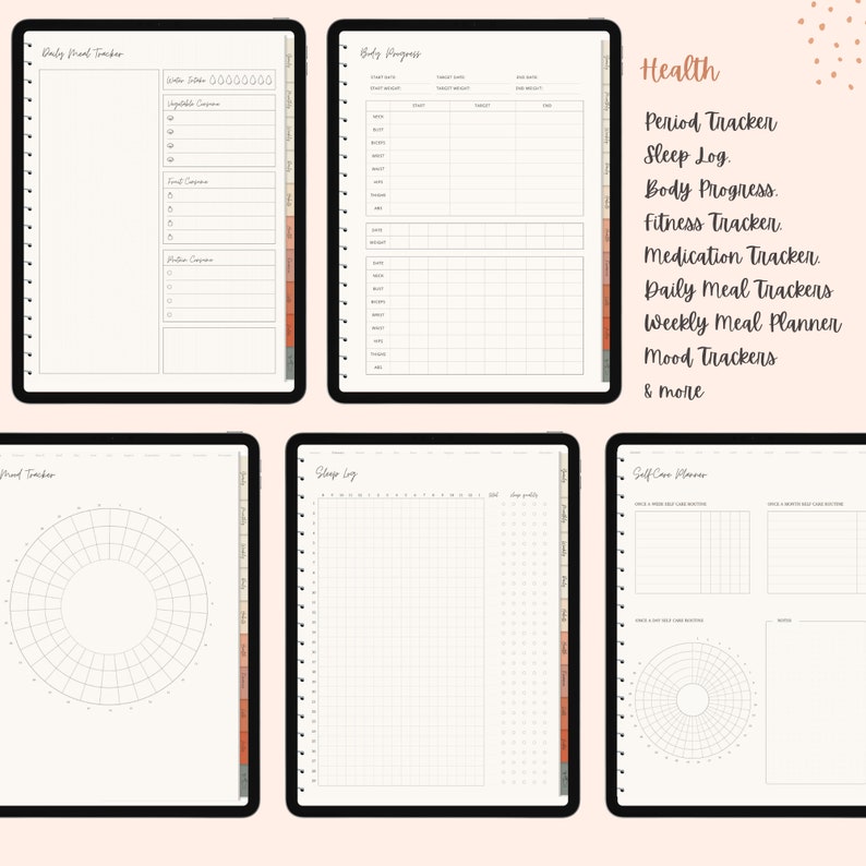 Samsung Notes Boho Undated Digital Planner Digital Journal - Etsy