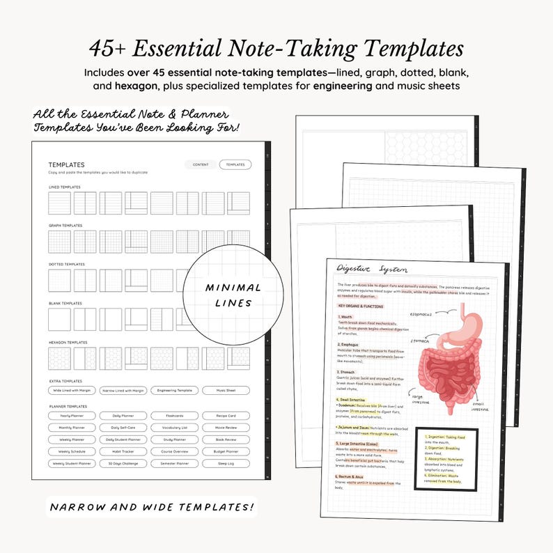 Samsung Notes Digital Notebook | Samsung Notes Digital Planner ...