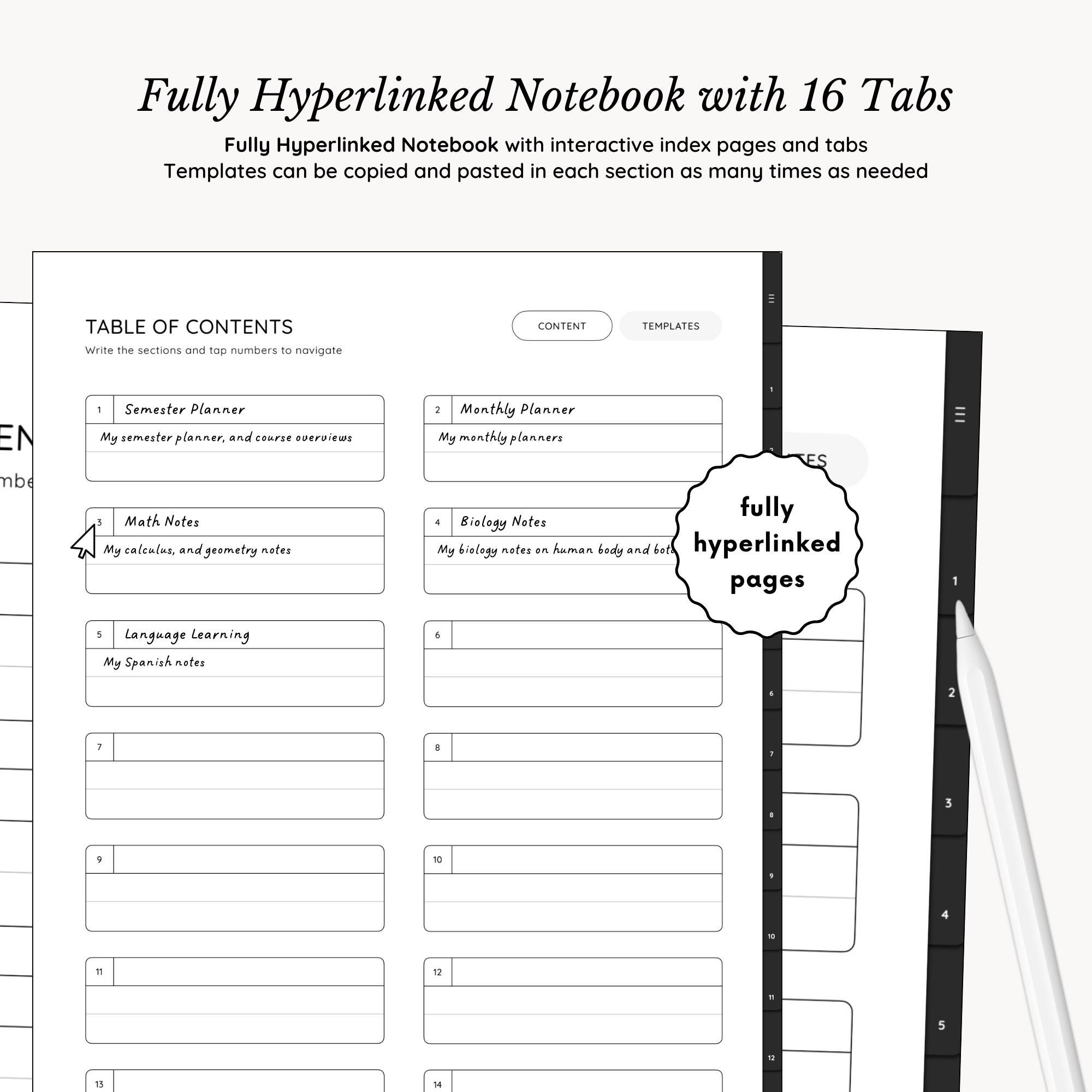 Samsung Notes Digital Notebook | Samsung Notes Digital Planner ...