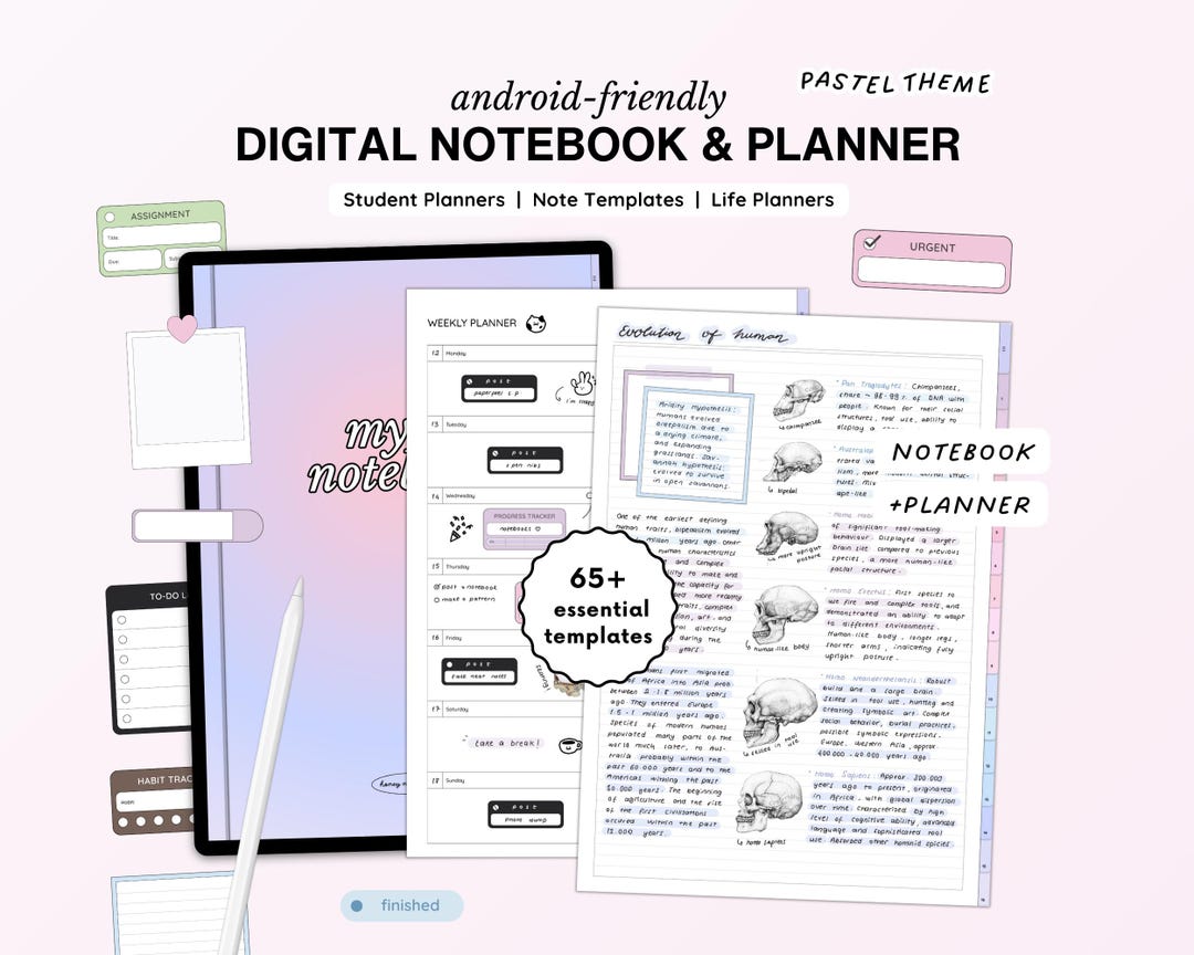 Samsung Notes Digital Notebook | Samsung Note Planner | Student Android ...