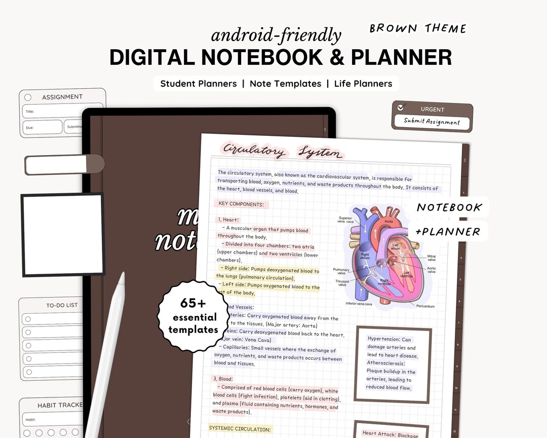 Samsung Notes Digital Notebook | Samsung Note Planner | Student Android ...