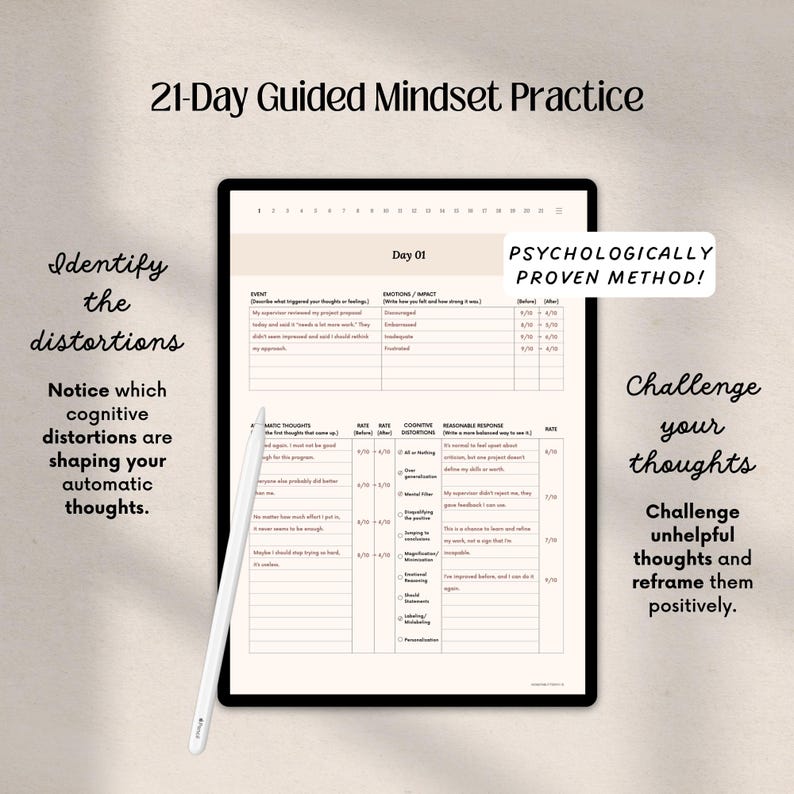 Digital Journal BUNDLE, Gratitude Journal, Self-care Journal, 365 Day ...