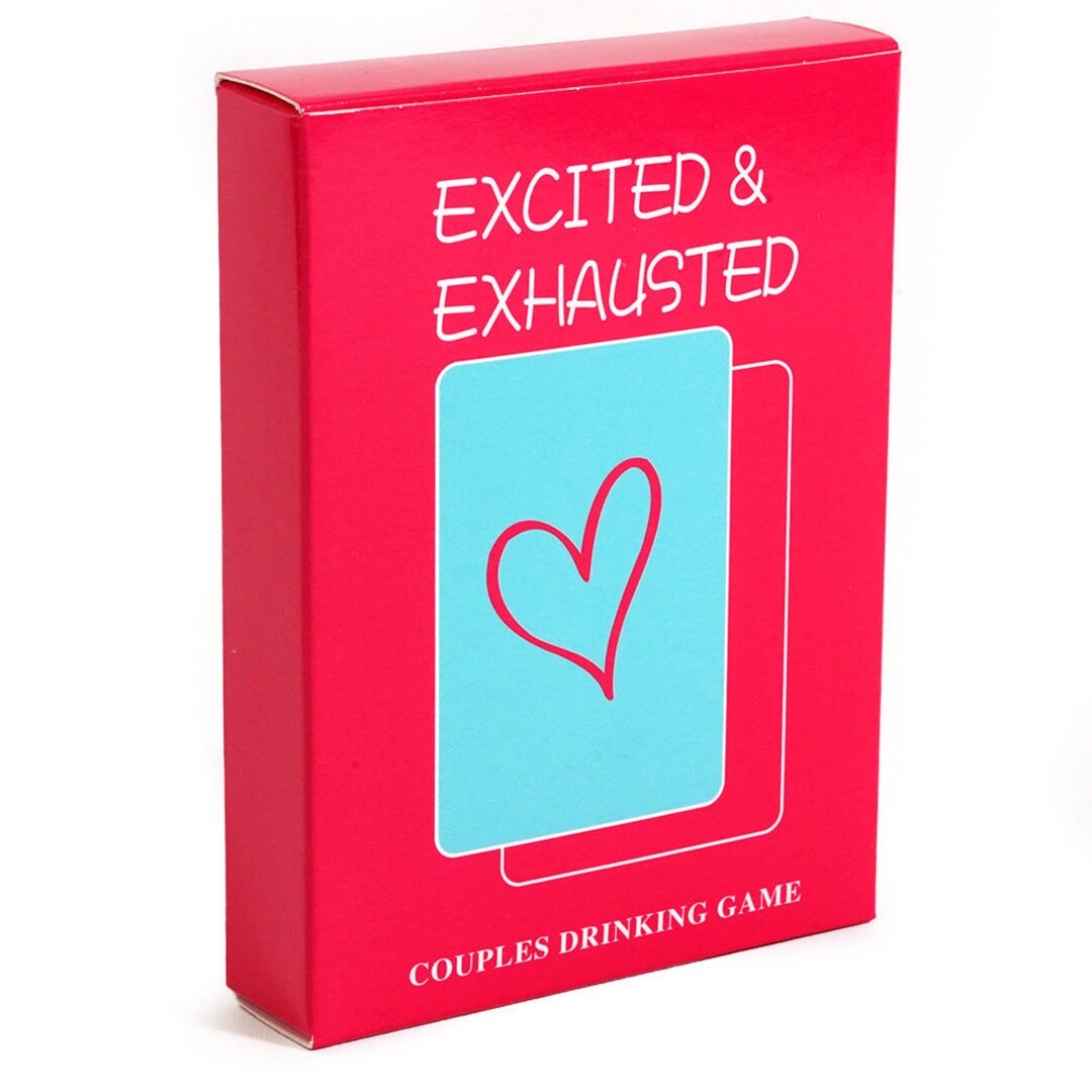 Excited & Exhausted Card Game - Etsy