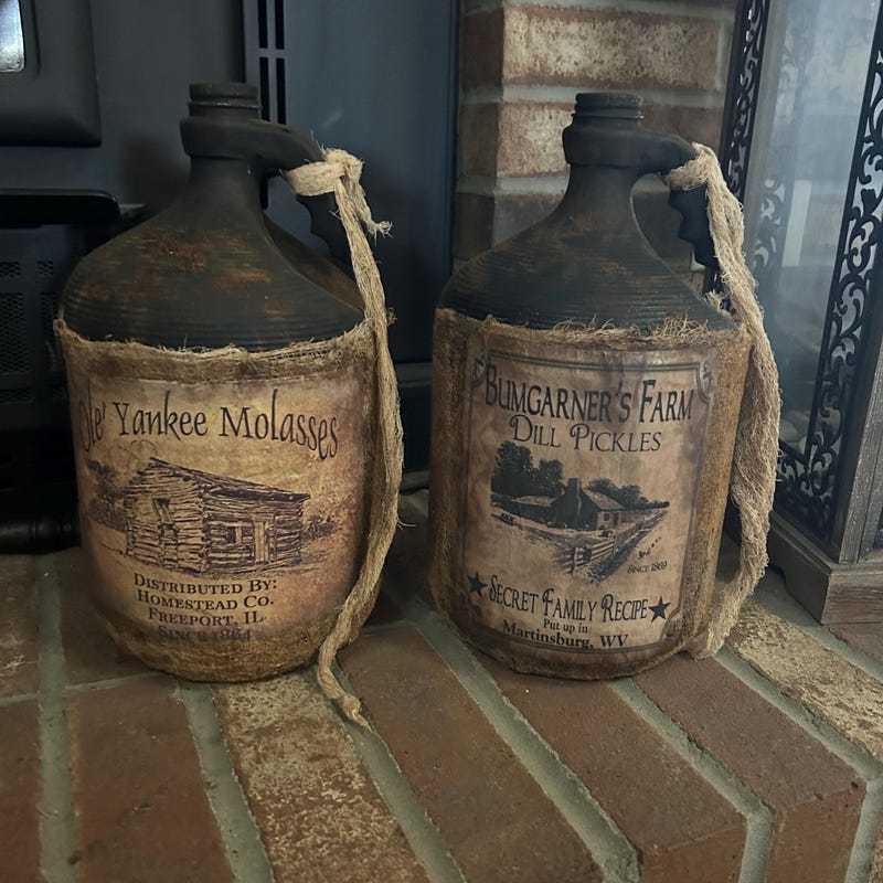 Antique Pickle Jar - Etsy