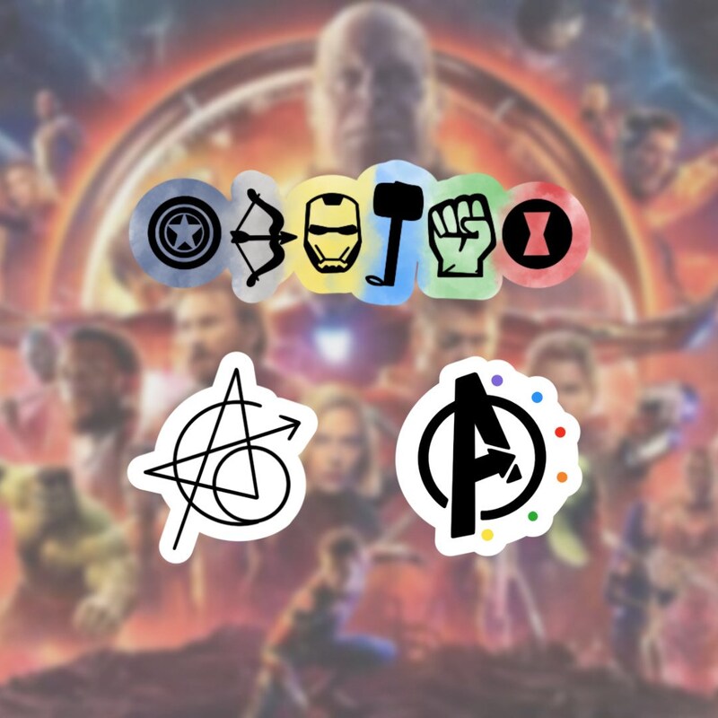 Marvels Stickers - Etsy