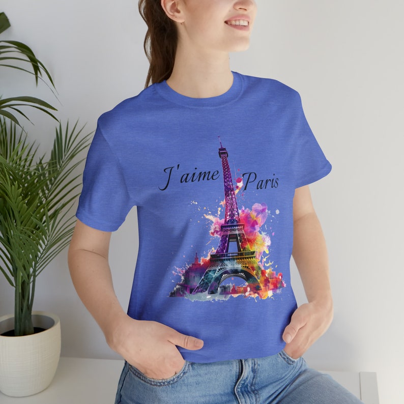 Watercolor Paris Shirt Gift for Eiffel Tower Lovers, Paris Gifts, Paris ...