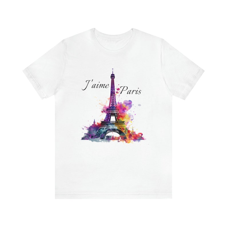 Watercolor Paris Shirt Gift for Eiffel Tower Lovers, Paris Gifts, Paris ...