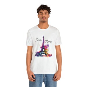Watercolor Paris Shirt Gift for Eiffel Tower Lovers, Paris Gifts, Paris ...