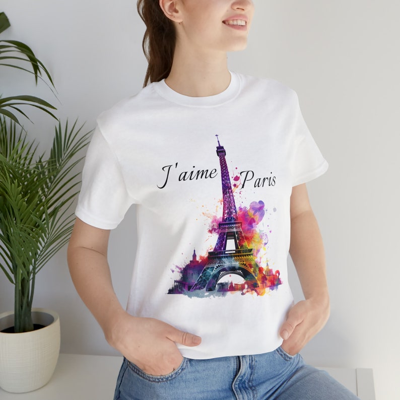 Watercolor Paris Shirt Gift for Eiffel Tower Lovers, Paris Gifts, Paris ...