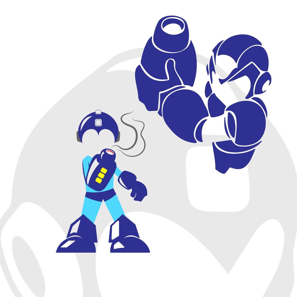 Mega Man BUNDLE Svg- Png - Decal - Etsy