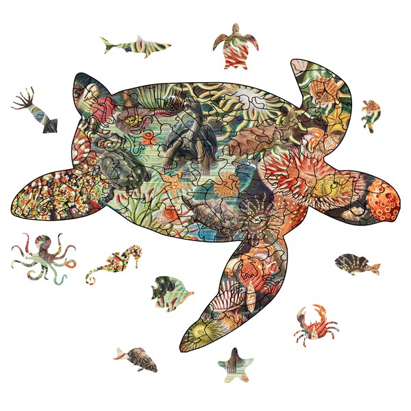 Turtle Puzzle - Etsy