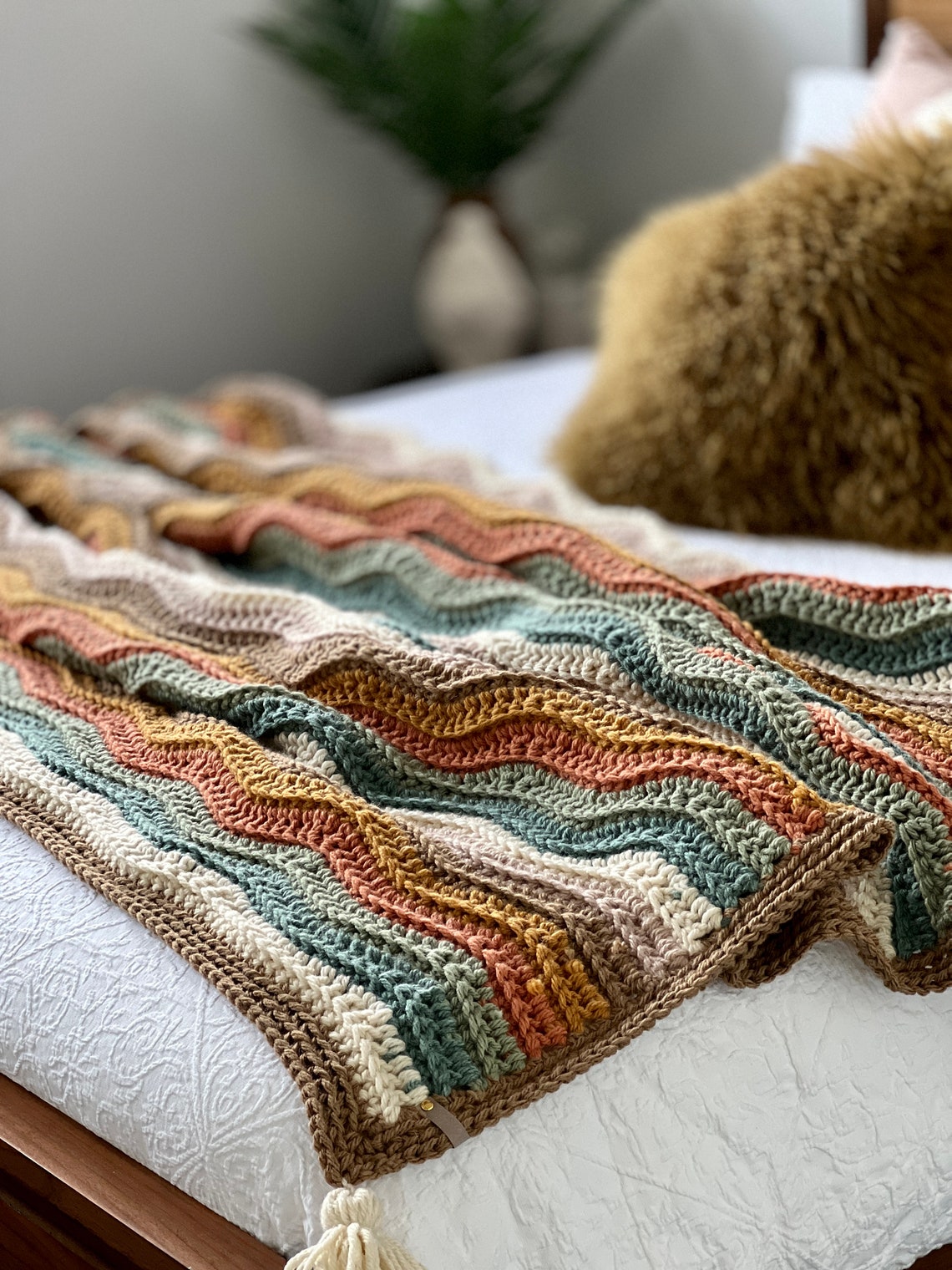 Ripple Rainbow Blanket PDF Digital Pattern Only - Etsy