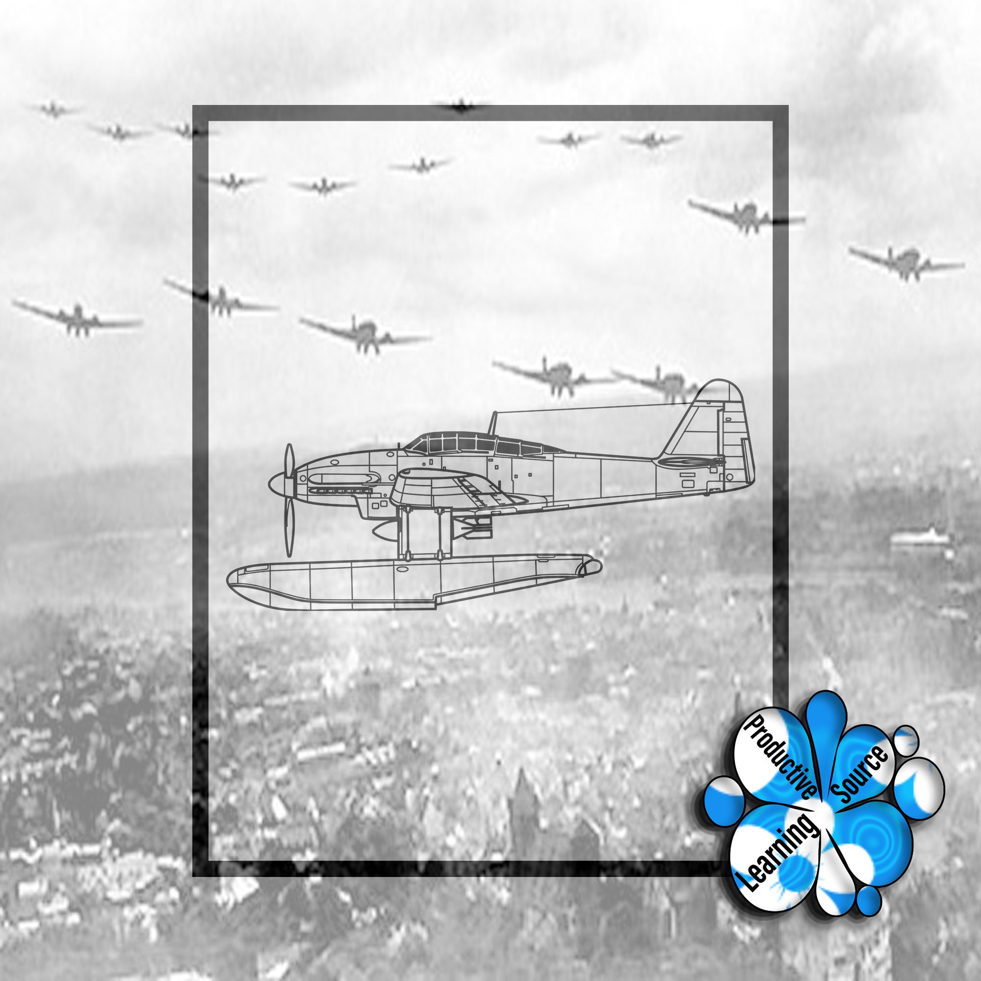 Plane Coloring Book Printable World War II Colouing Pages VOL 1: Top 10 ...