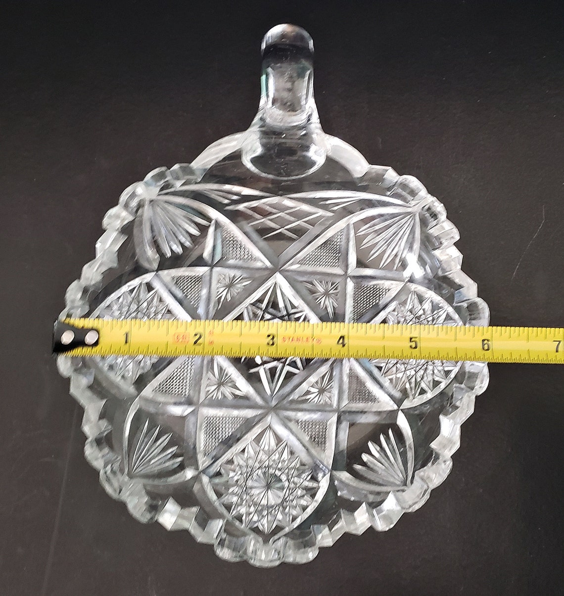 ABP NAPPY American Brilliant Period Crystal Cut Glass by Ohio - Etsy