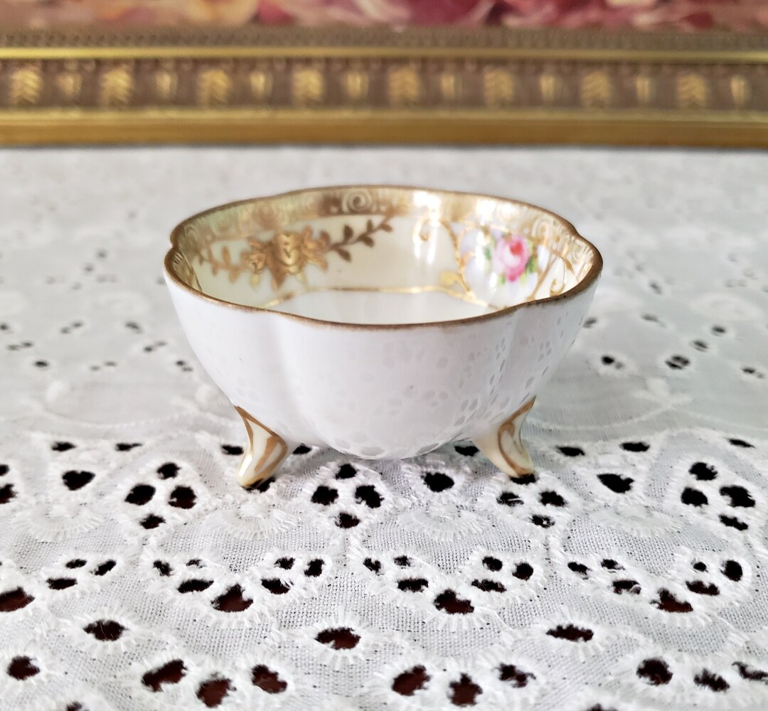 ANTIQUE DELICATE CHINA, Nippon Morimura Bros, Miniature Sauce Bowl, Soy ...