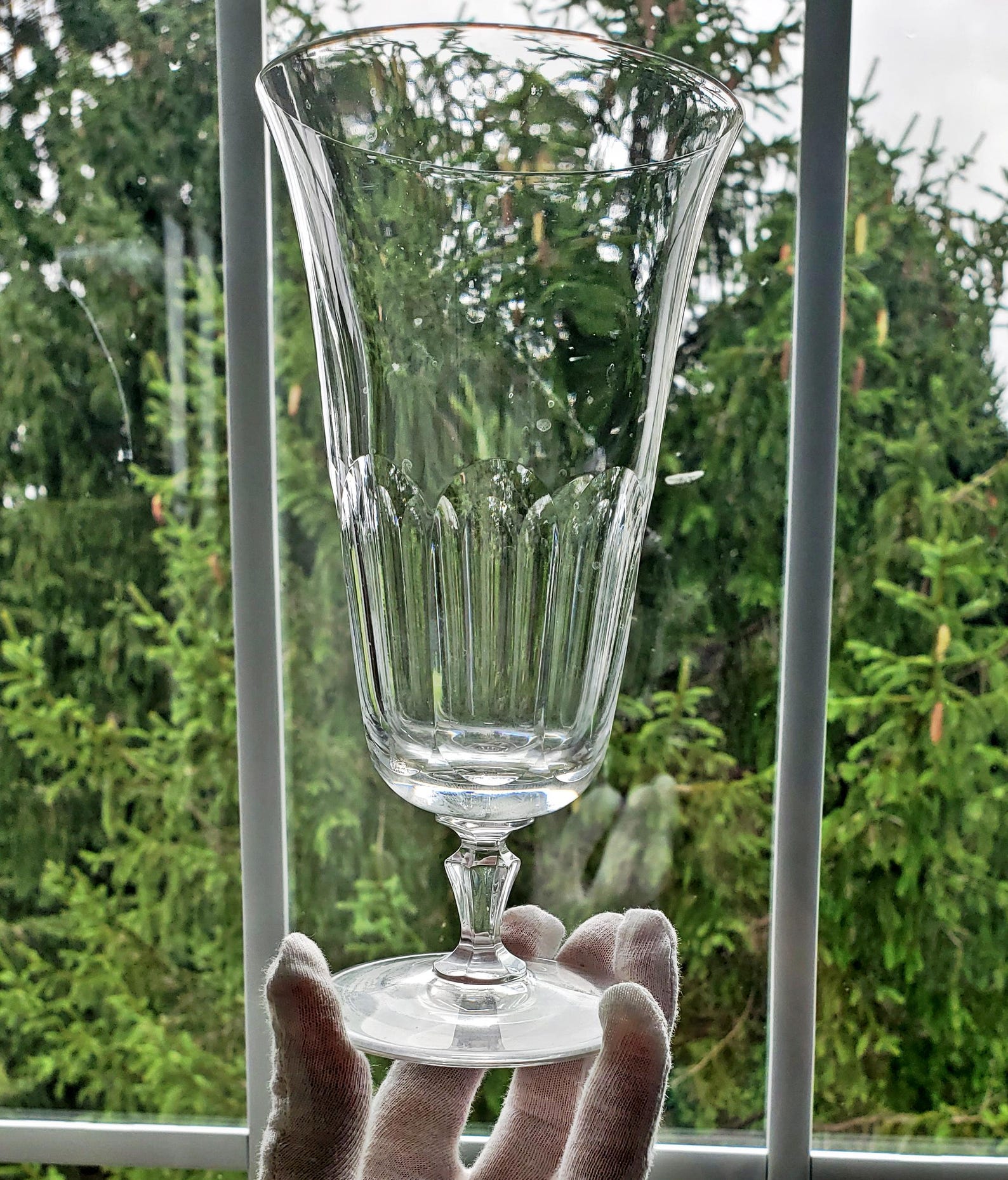 MIKASA ASHLEY Pattern Crystal Iced Tea Goblet Replacement Glassware ...