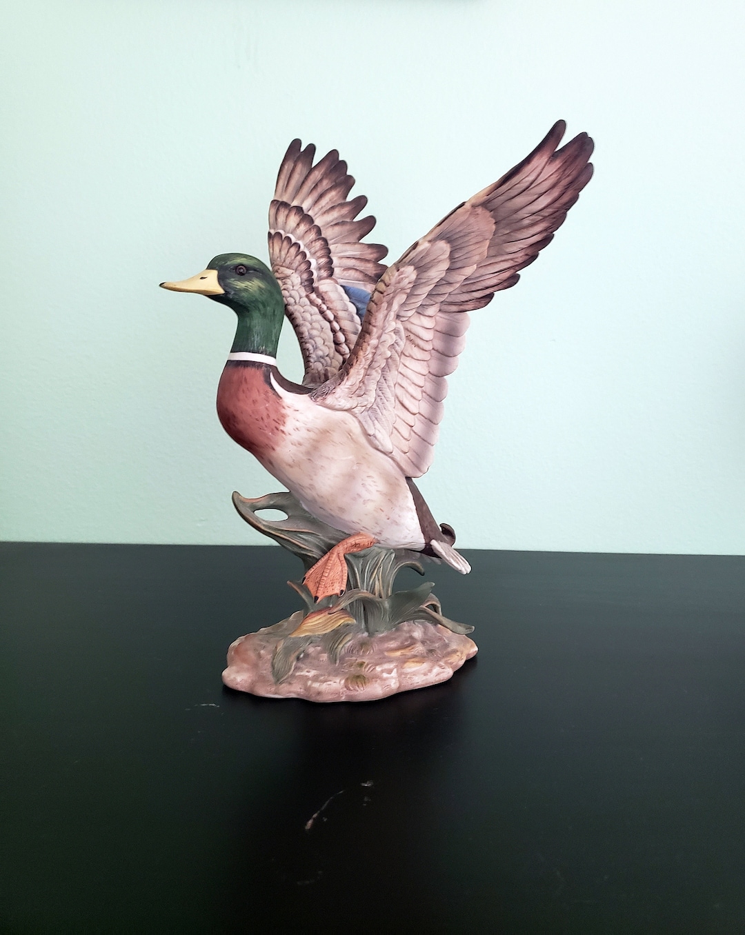 MALLARD DUCK Figurine From Masterpiece Porcelain Collection of HOMCO ...
