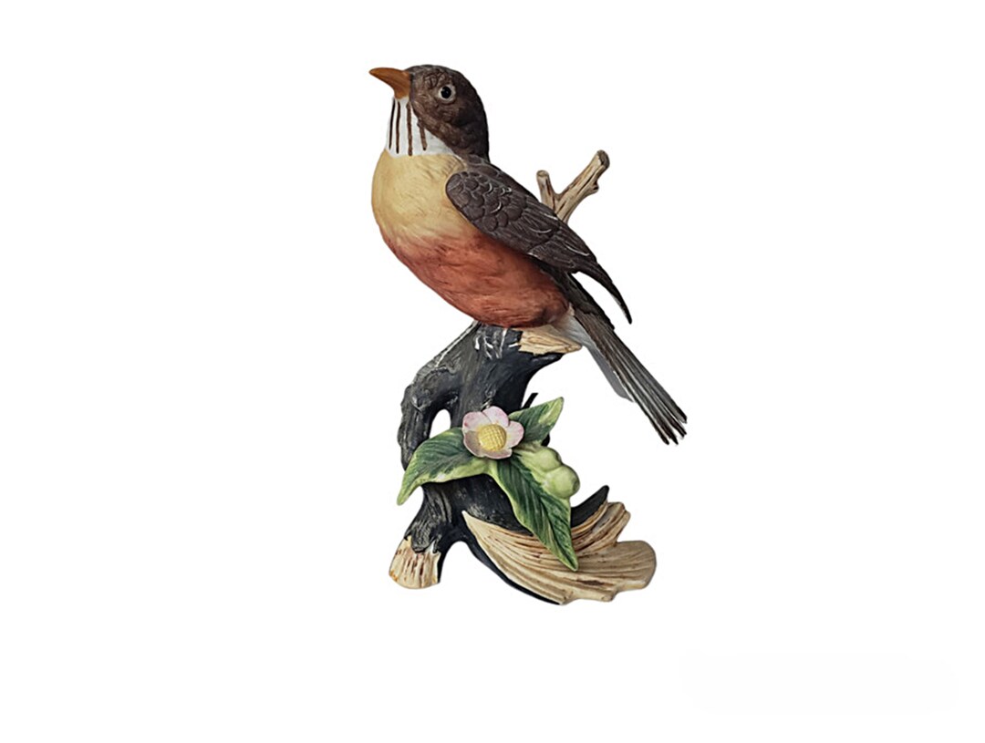 David Grossman Bird Figurine, Bisque Porcelain Collectible Figurine ...