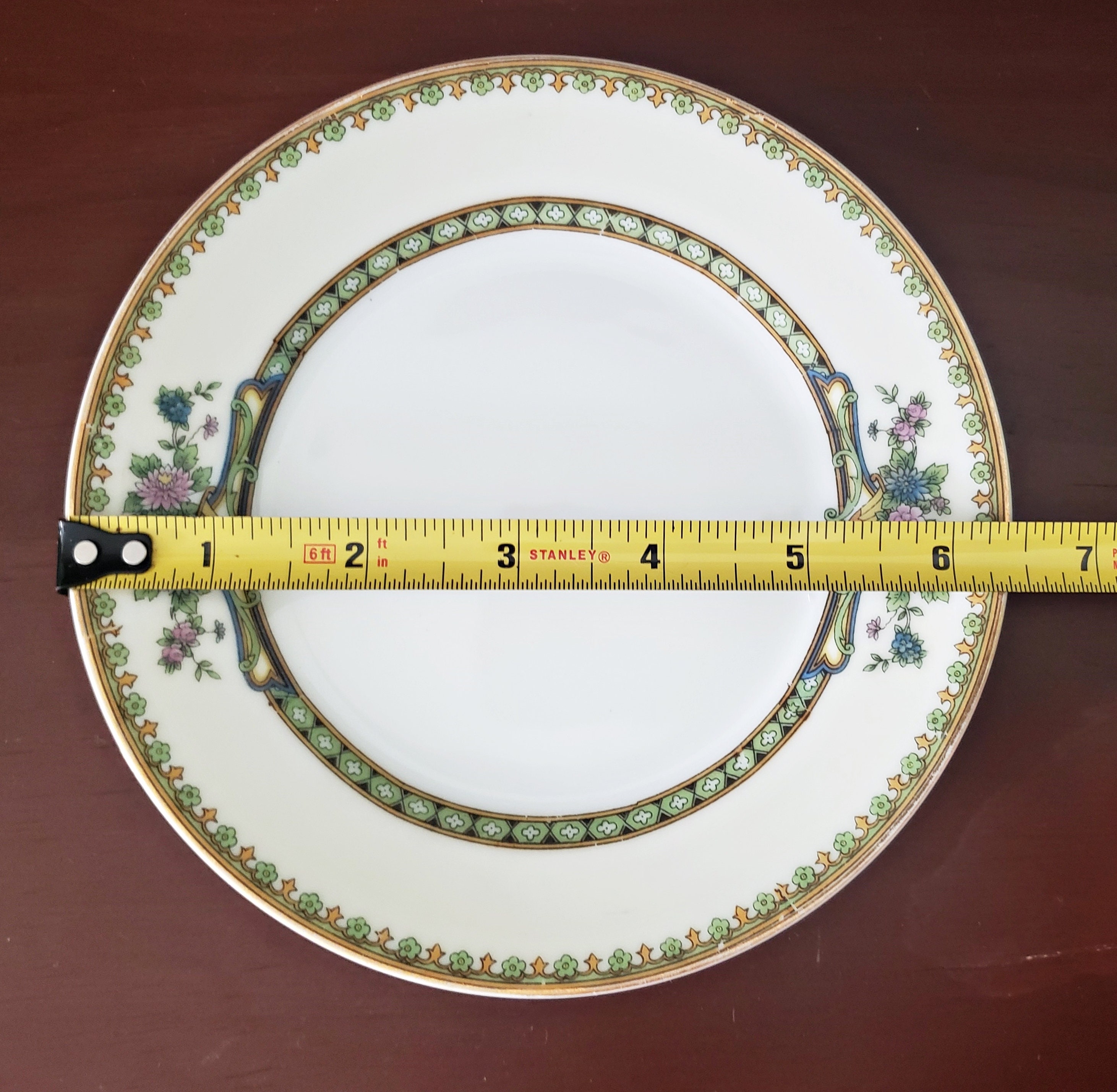 NORITAKE Vintage China, Set of Bread Plate and Finger Bowl or Sauce ...