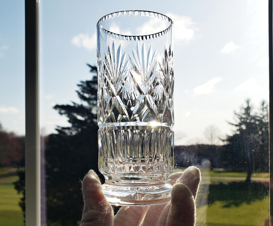 Royal Doulton Miniature Lead Crystal Vase - Hand-cut Crystal Vessel ...