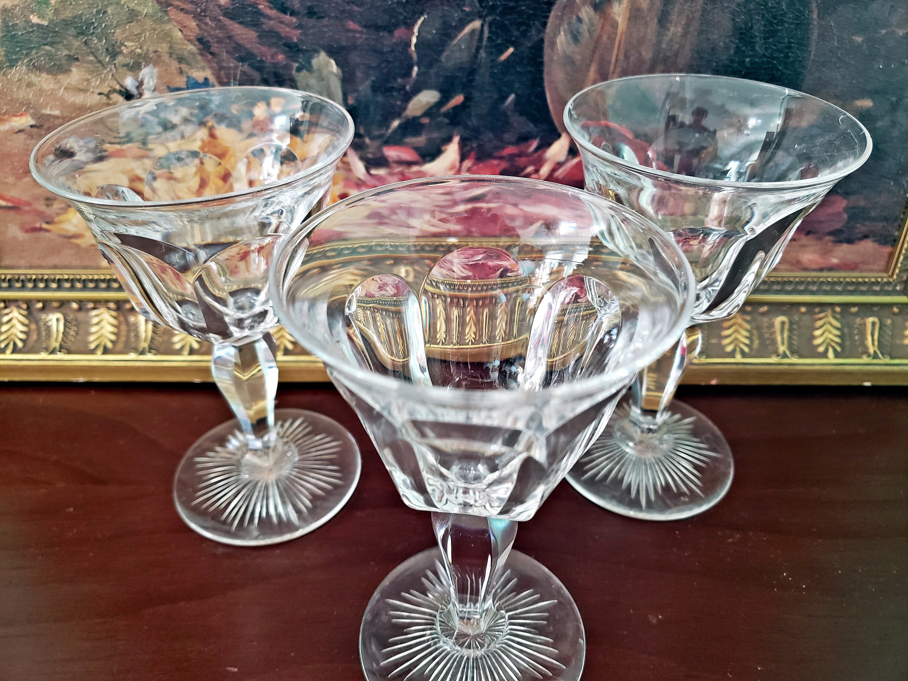 Antique DORFLINGER Flute Pattern or SINCLAIRE SIN3 Pattern, Crystal ...