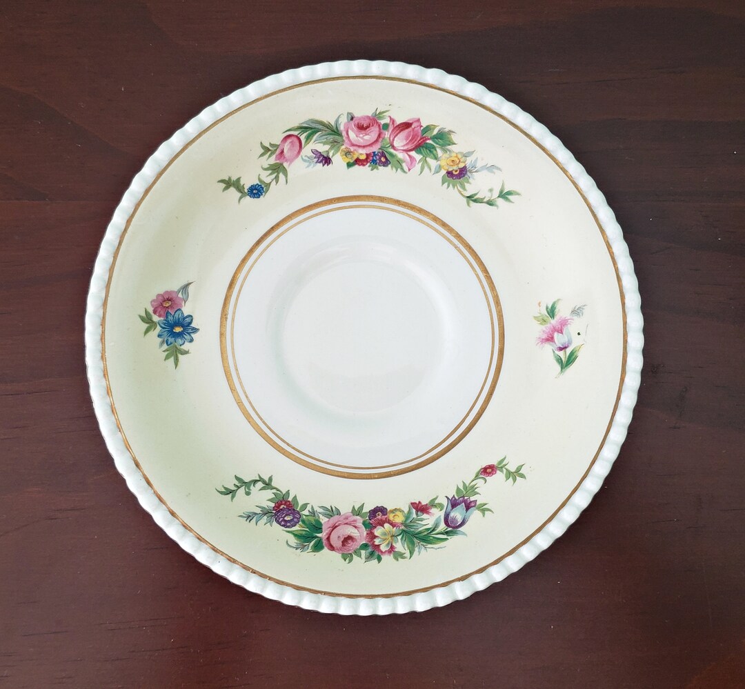 SIMPSONS Pottery Semi-porcelain Replacement Saucers, Hampton Court ...