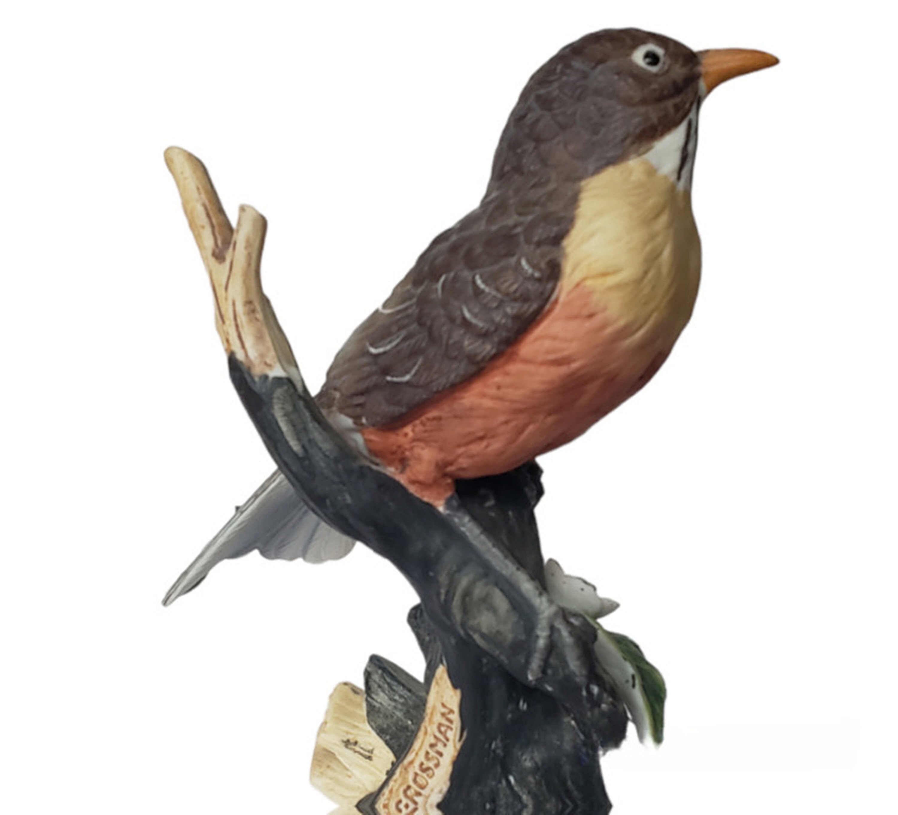 David Grossman Bird Figurine Bisque Porcelain Collectible - Etsy