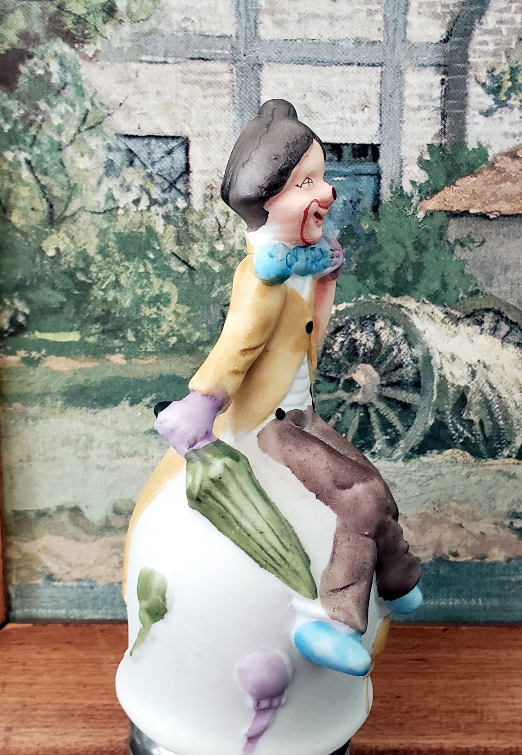Vintage Ceramic Happy Clown Bell Figurine Hand-painted Bell - Etsy