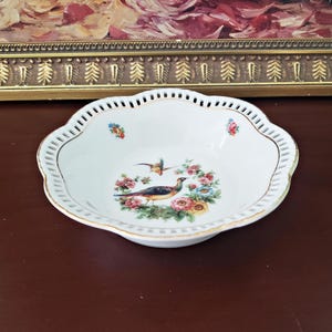Vintage Schumann Arzberg Finger Bowl - Bird of Paradise Pattern - Fine ...