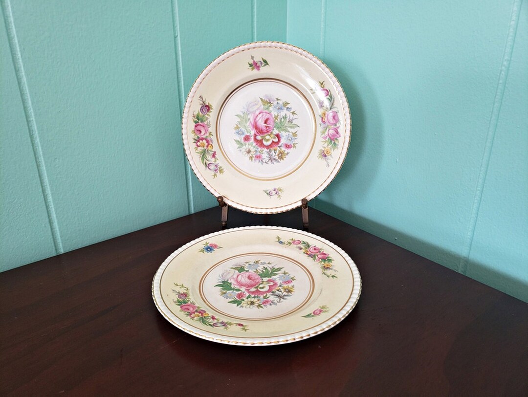 SIMPSONS Pottery Bread and Butter Plates Replacement, Hampton Court ...