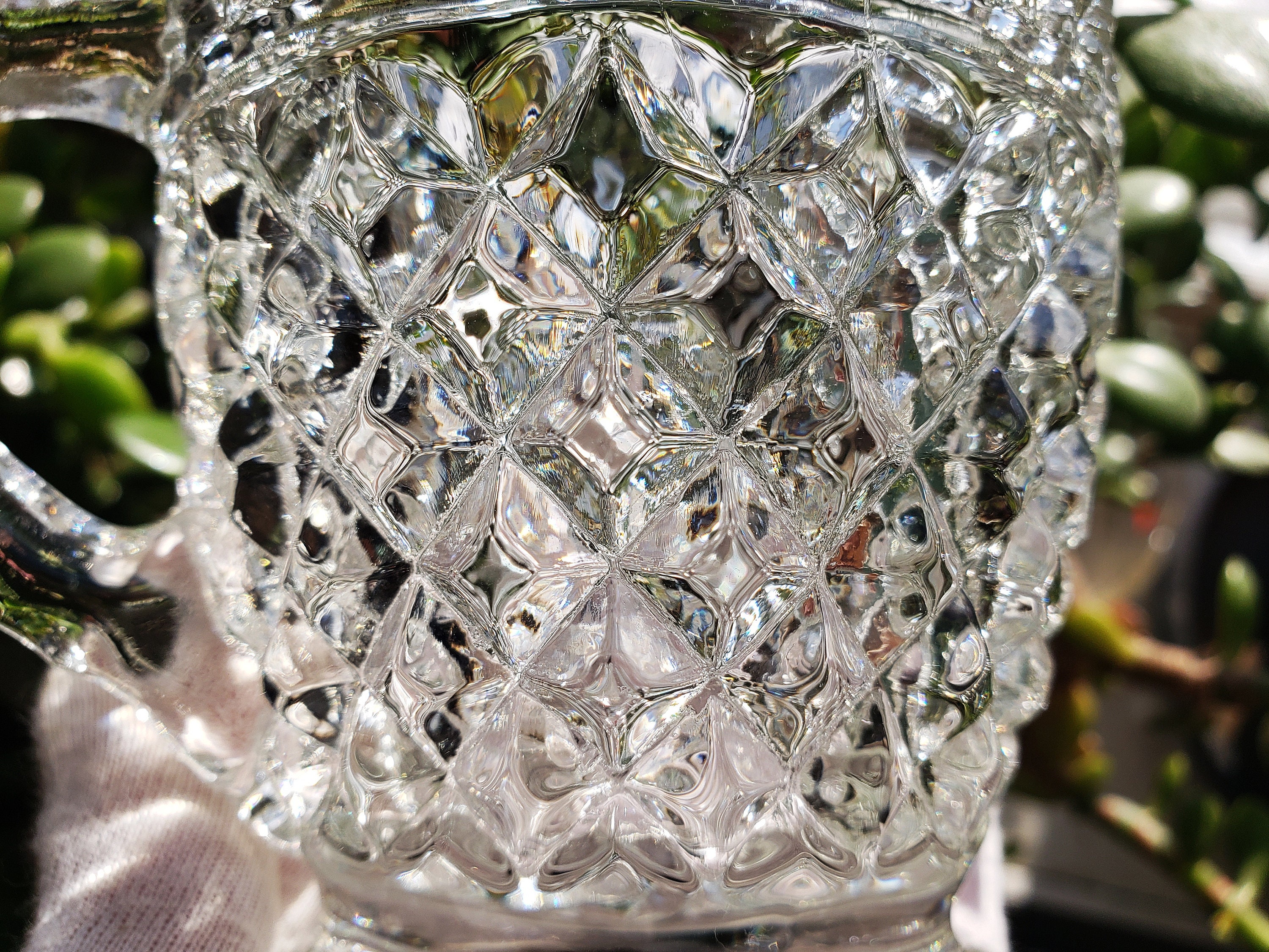 ANCHOR HOCKING WEXFORD Pattern Creamer, Mid-century Modern Glass ...