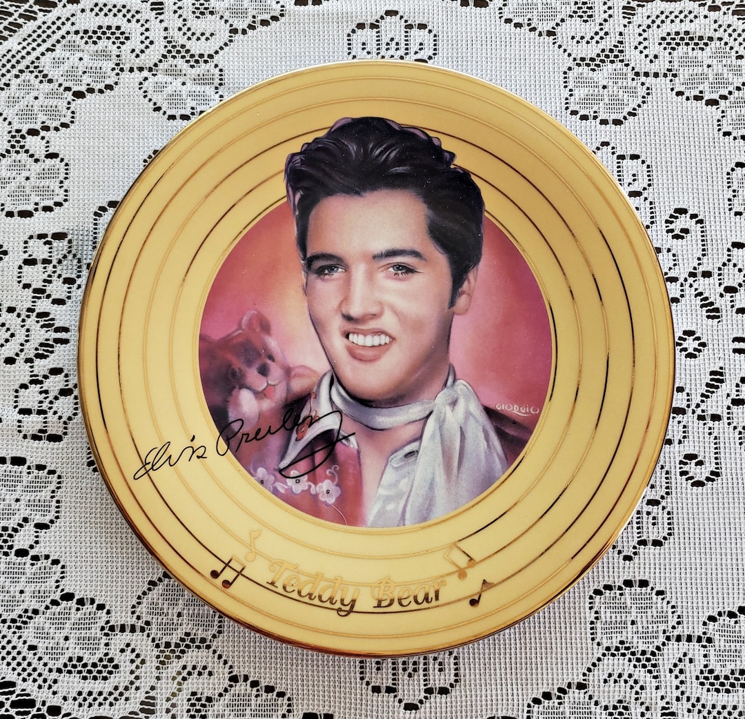 ELVIS PRESLEY Collector Plate for Bradford Exchange, Elvis's Portrait ...