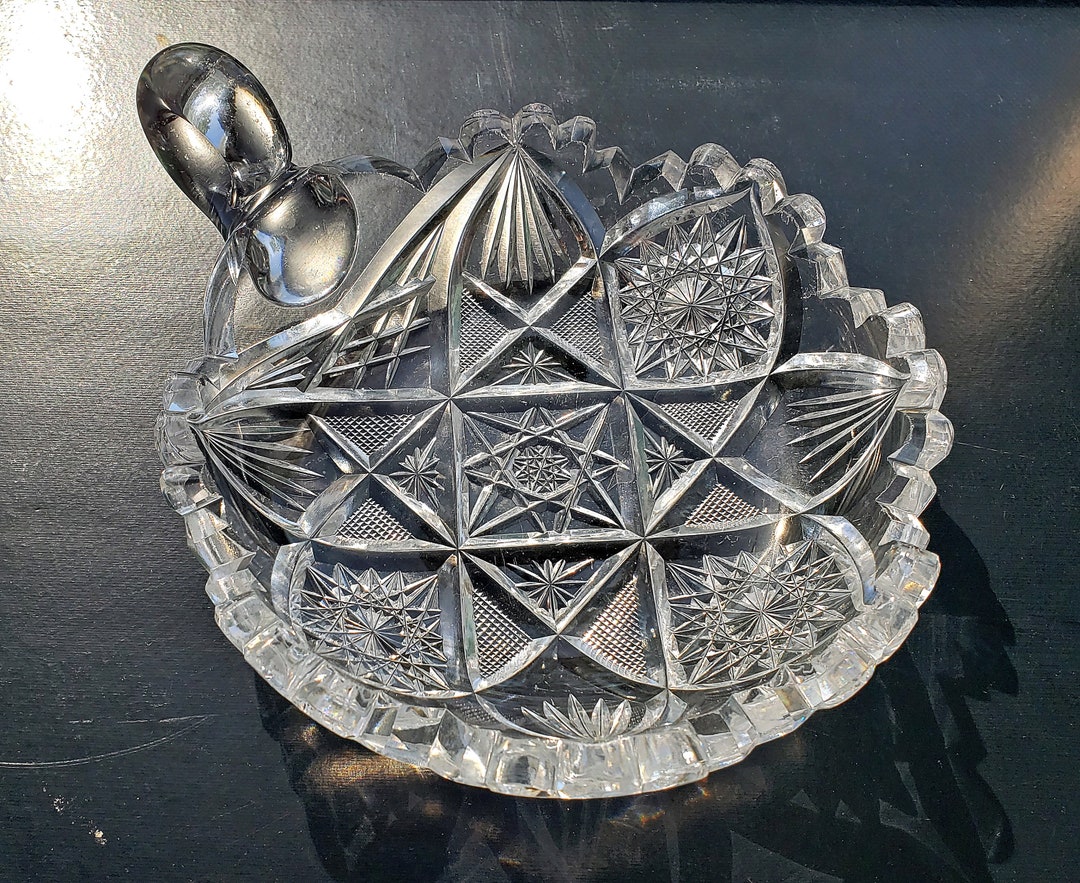 ABP NAPPY, American Brilliant Period Crystal Cut Glass by Ohio Cut ...