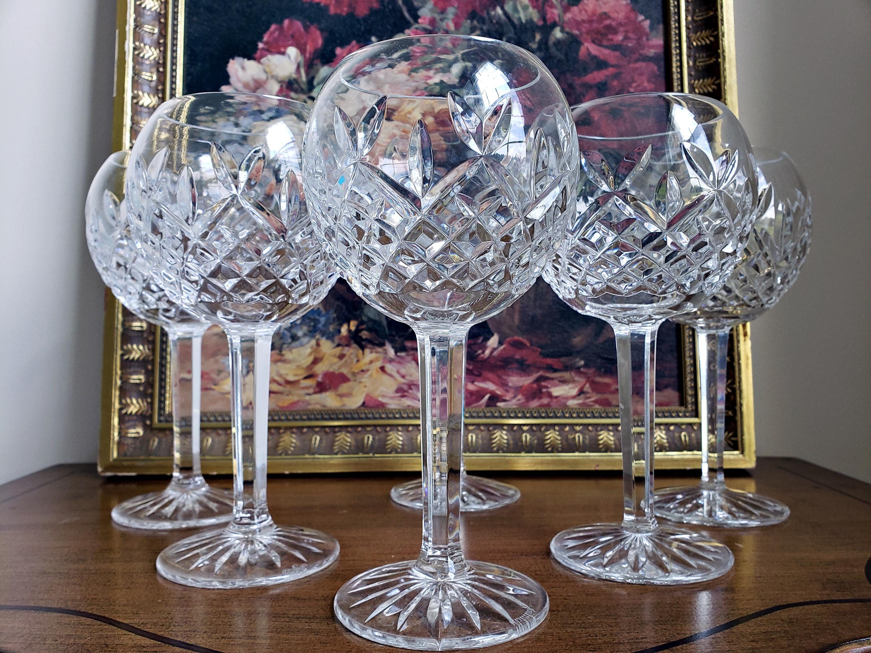 Waterford Pallas Crystal Wine Glasses - Elegant Stemware Set of 6 or 12 ...